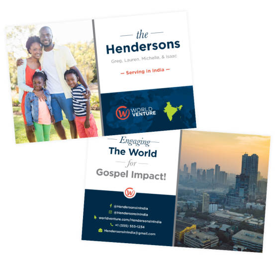 WorldVenture Missionary Templates | Commission Creative
