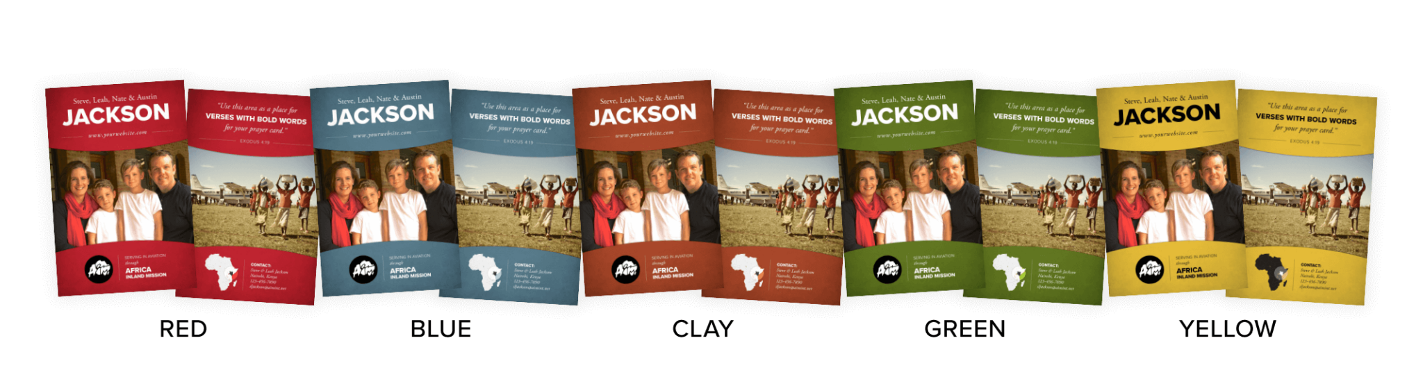 AIM Missionary Templates | Commission Creative