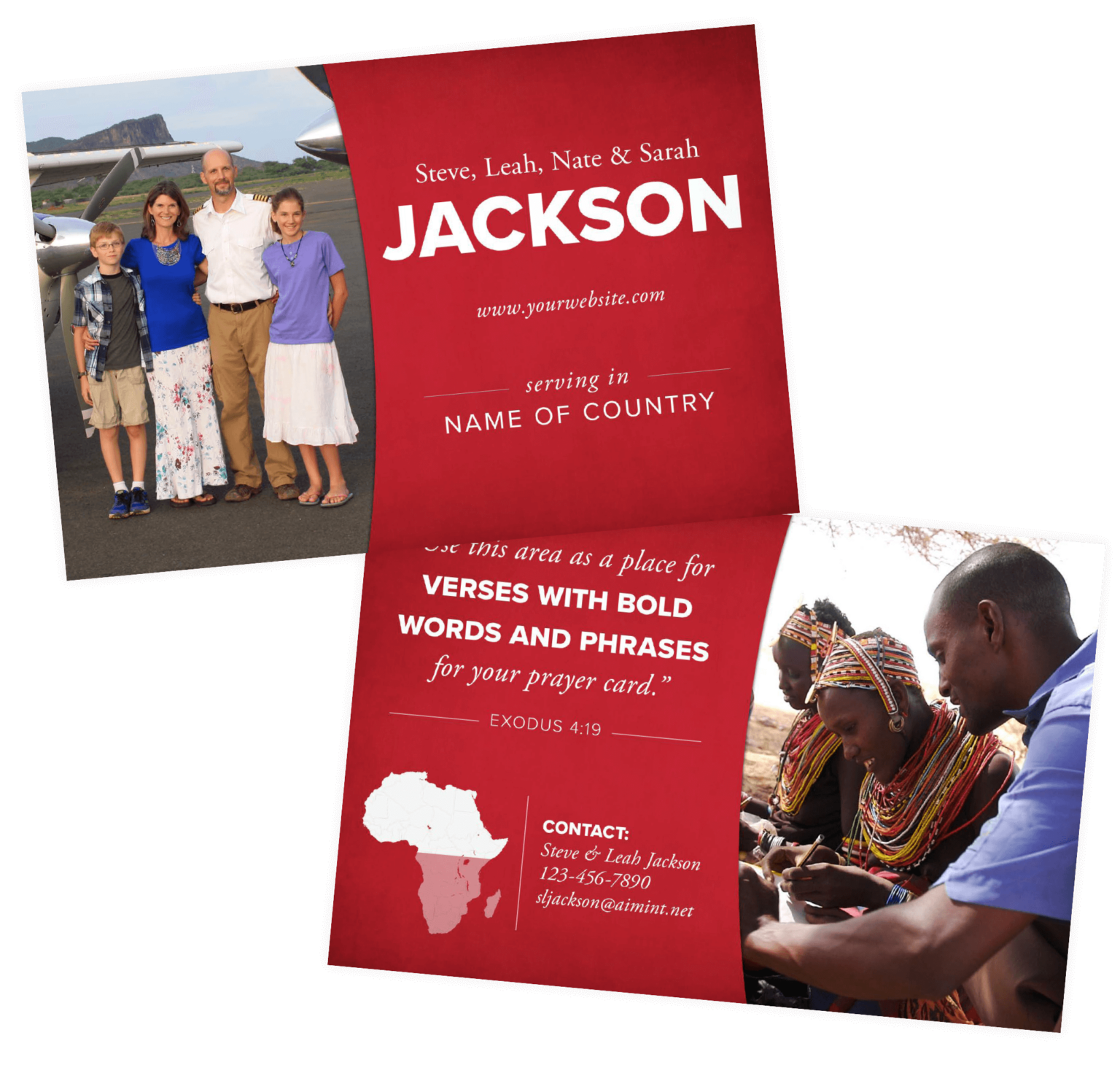 AIM Missionary Templates | Commission Creative