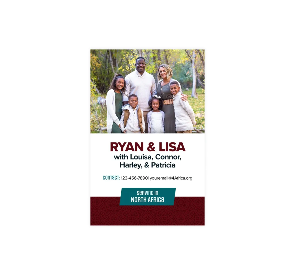 AIM Missionary Templates | Commission Creative